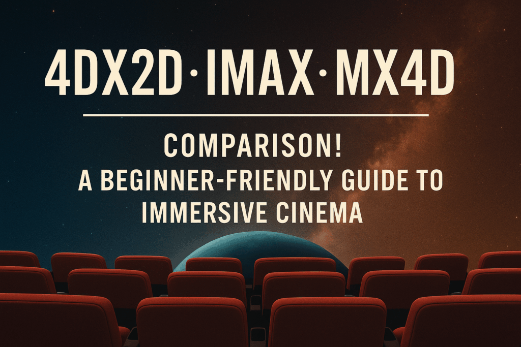 【初心者向け】4DX2Dの魅力とは？IMAXやMX4Dとの違い・比較まとめ | Kichi’s growup diary
